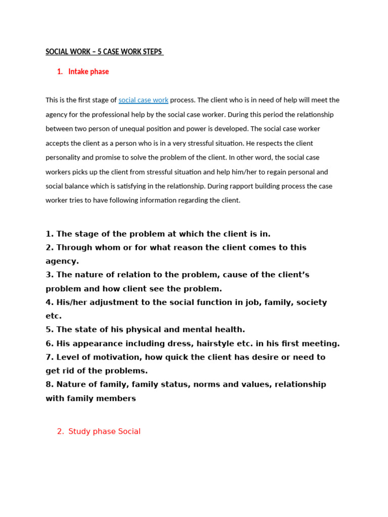 Social Work-5 | PDF