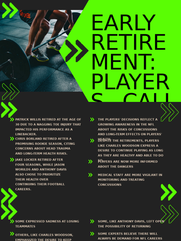 Early Retirement Players Call It Quits in Prime of Careers | PDF
