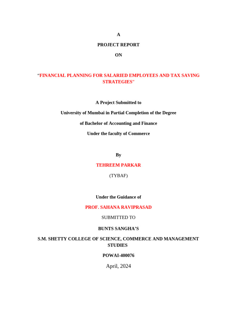 Project Front Pages Baf | PDF