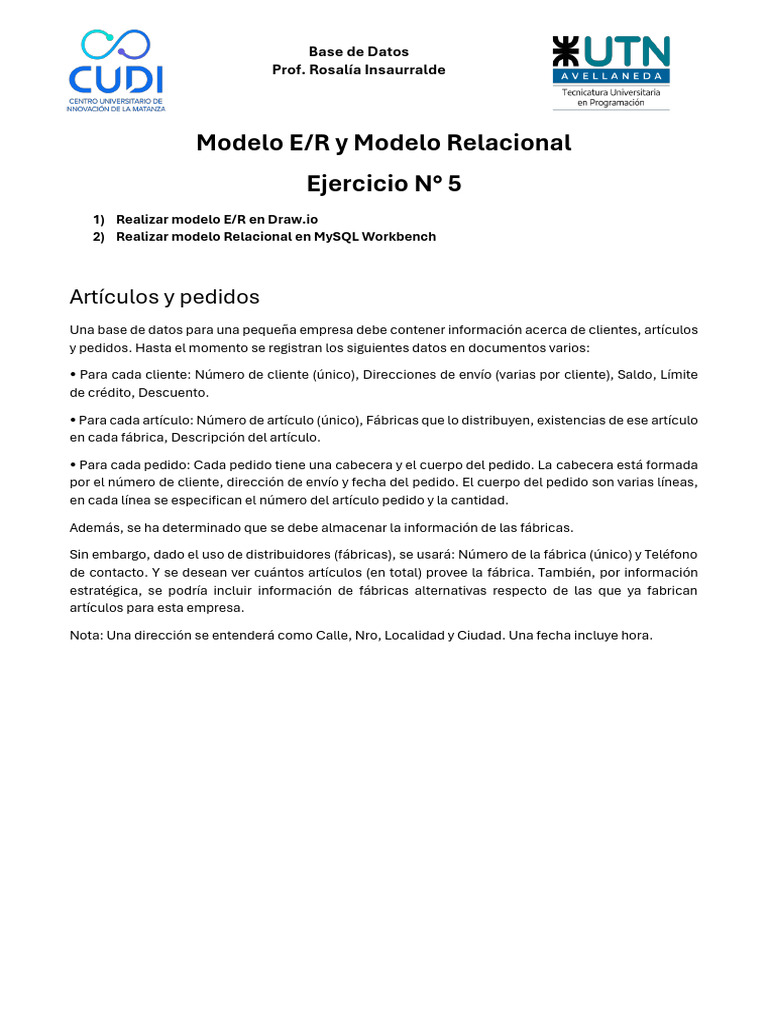 Ej5 Articulospedidos | PDF