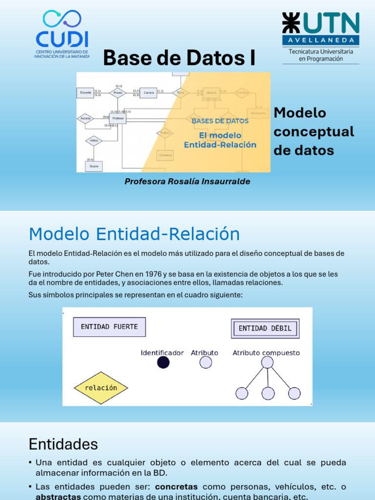 1.2 BD1 Modelo E-R | PDF