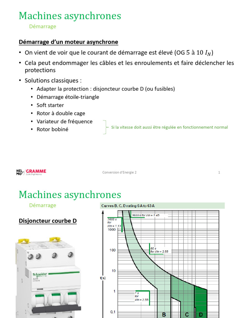 Conversion Denergie 2 2024-2025 S4 - Machine Asynchrone E3 | PDF