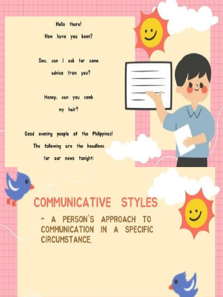 Communicative Styles Pdf