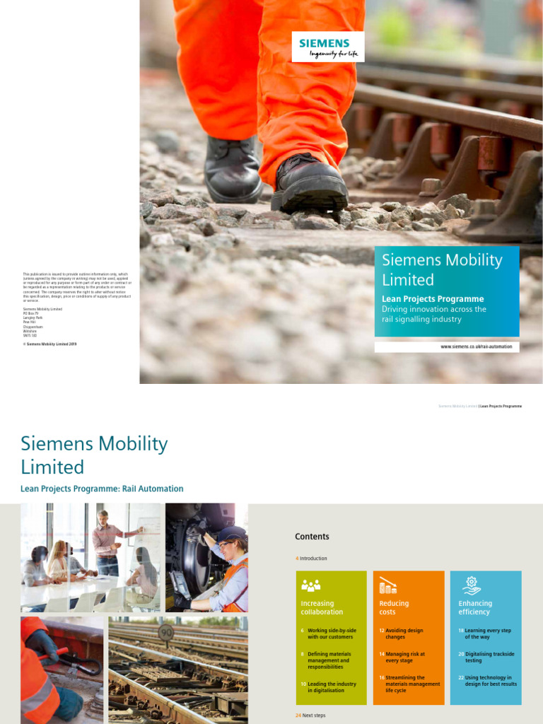 Siemens Lean Project-Brochure | PDF