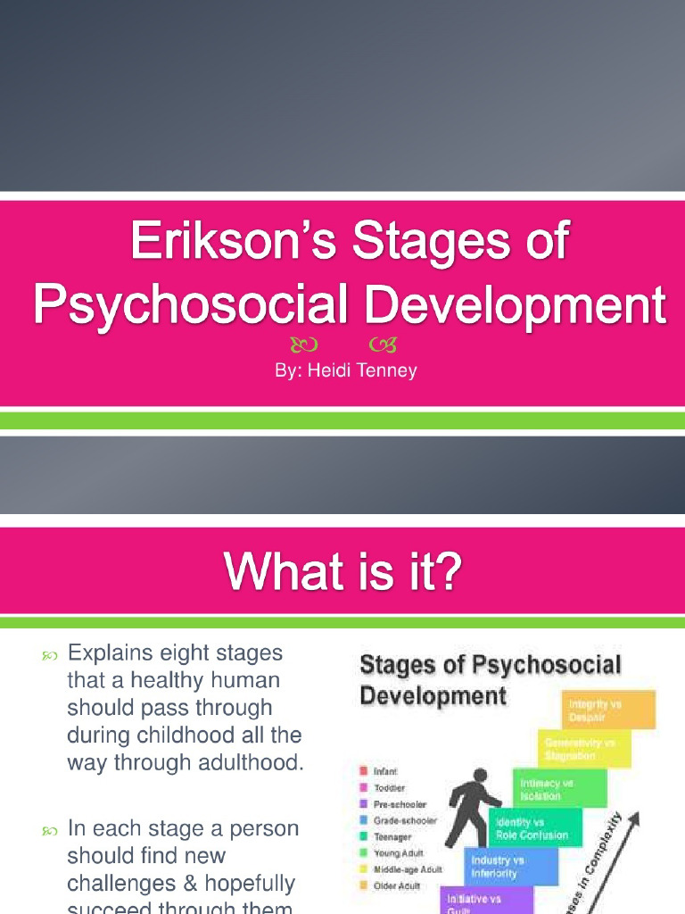 Erik Eikson Stages of development | PDF