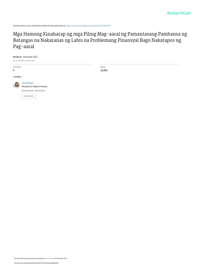 Pinal Nap An An Alik Sik S A Filipino | PDF