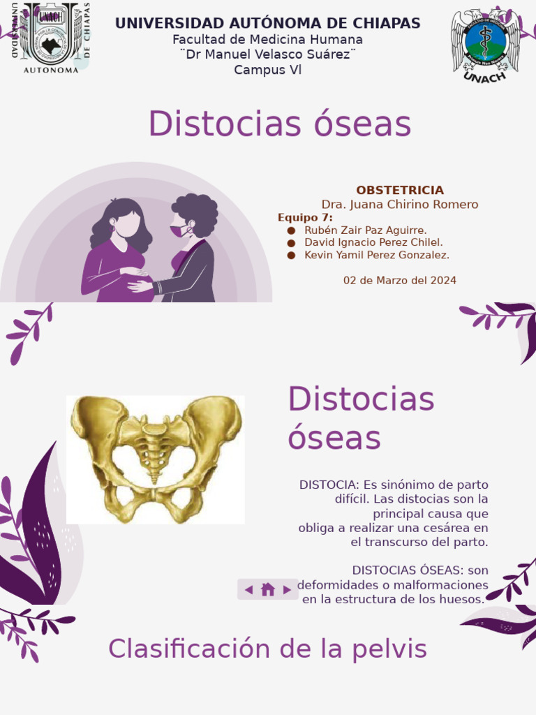 Distocias oseas | PDF