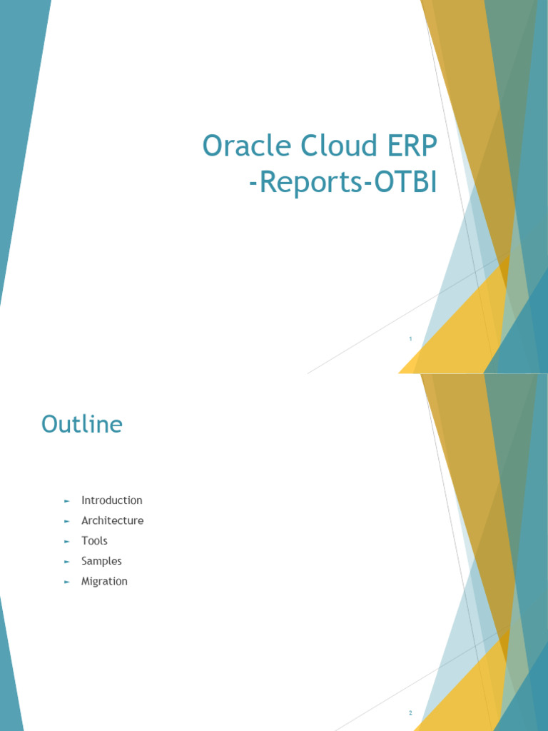 OTBI Introduction | PDF