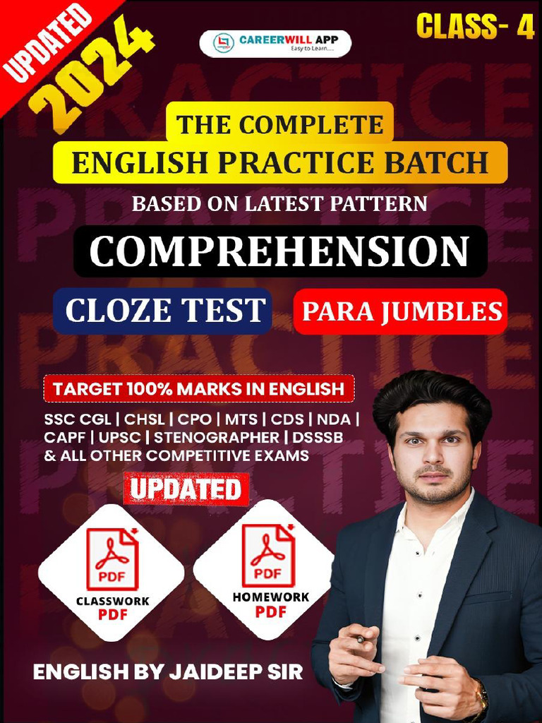 Comprehension Class-4 | PDF