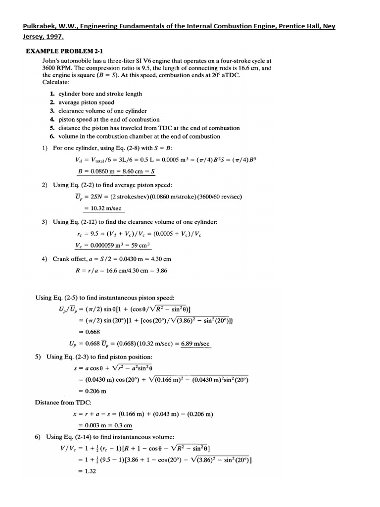 Internal Combustion Engines | PDF