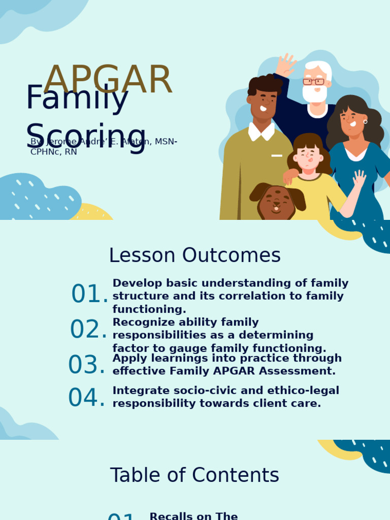 Afaten CHN Orientation Apgar Family Scoring 1 | PDF