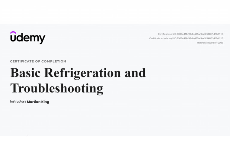 Udemy Certificate | PDF