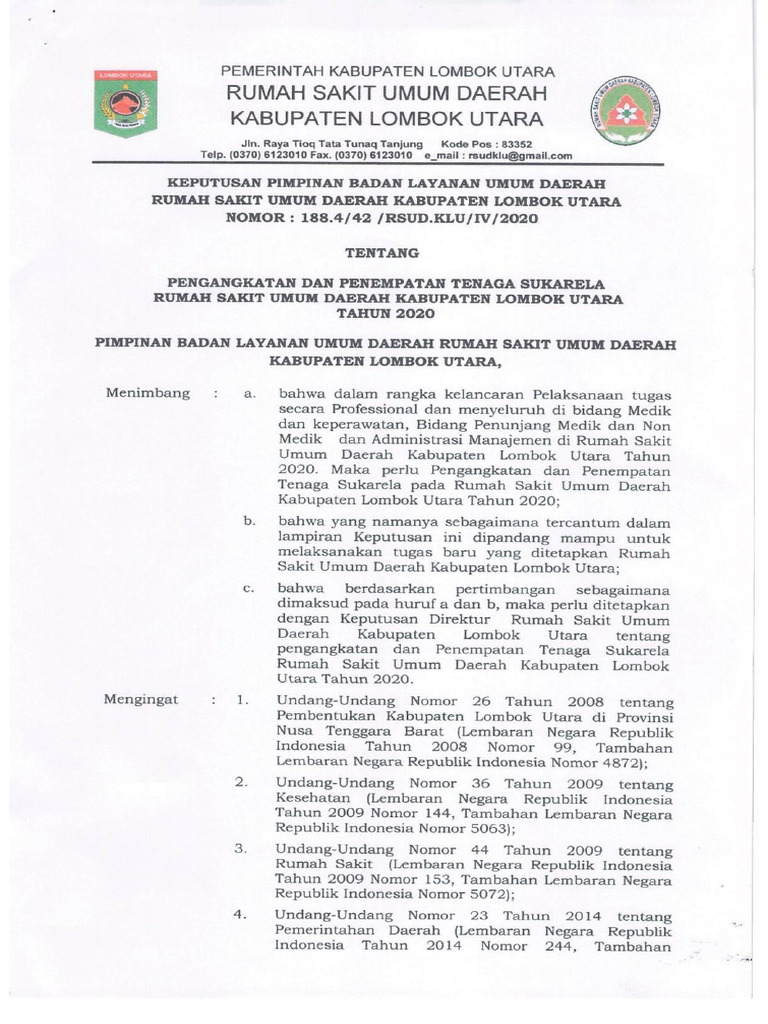 SK Tahun 2020 Novi | PDF