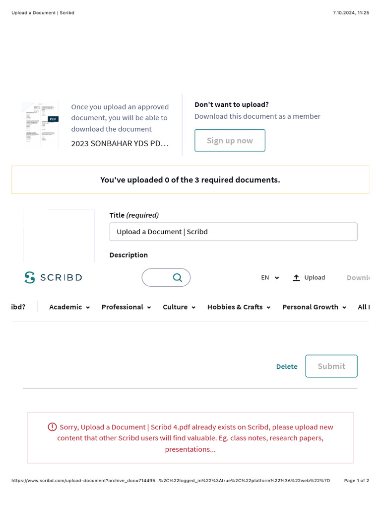 Upload A Document - Scribd 6 | PDF