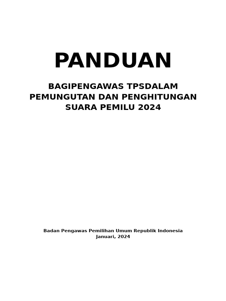 Buku Panduan PTPS | PDF