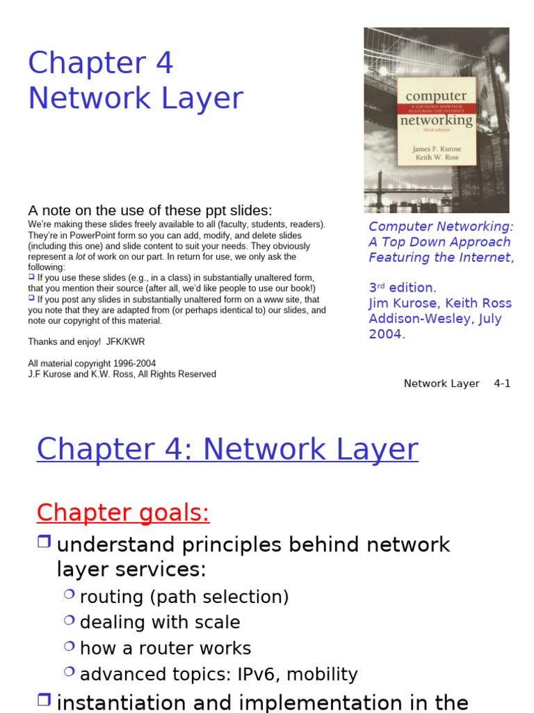 4 - Network Layer | PDF