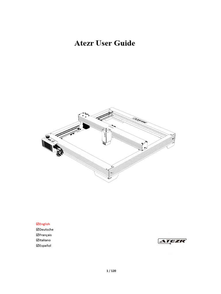 Atezr User Guide - English&Deutsche&Français&Italiano&Español | PDF ...