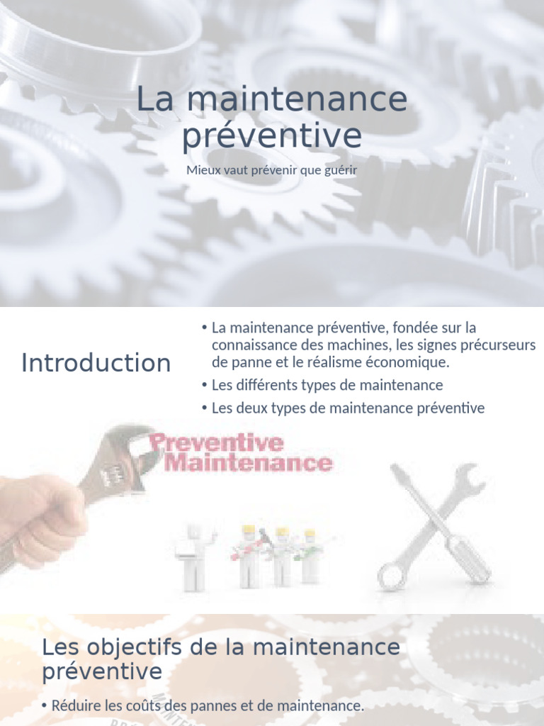 Maintenance Préventive | PDF
