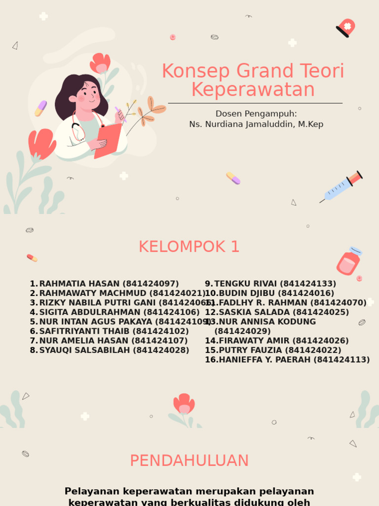 Grand Theory Keperawatan | PDF