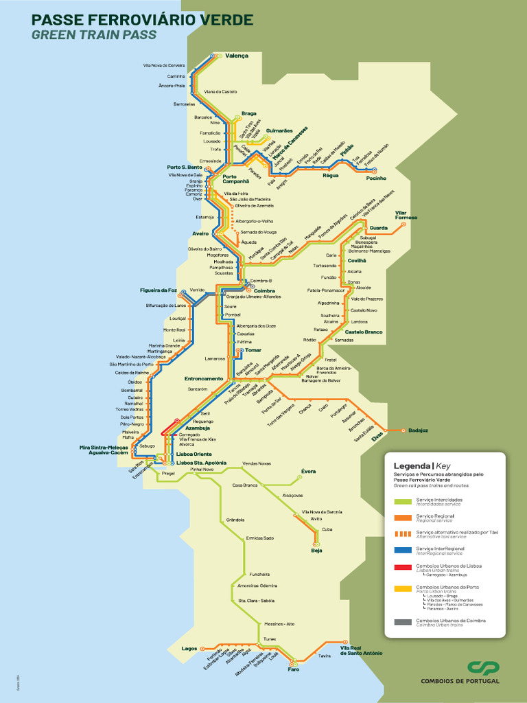 mapa-ferroviario-cp | PDF