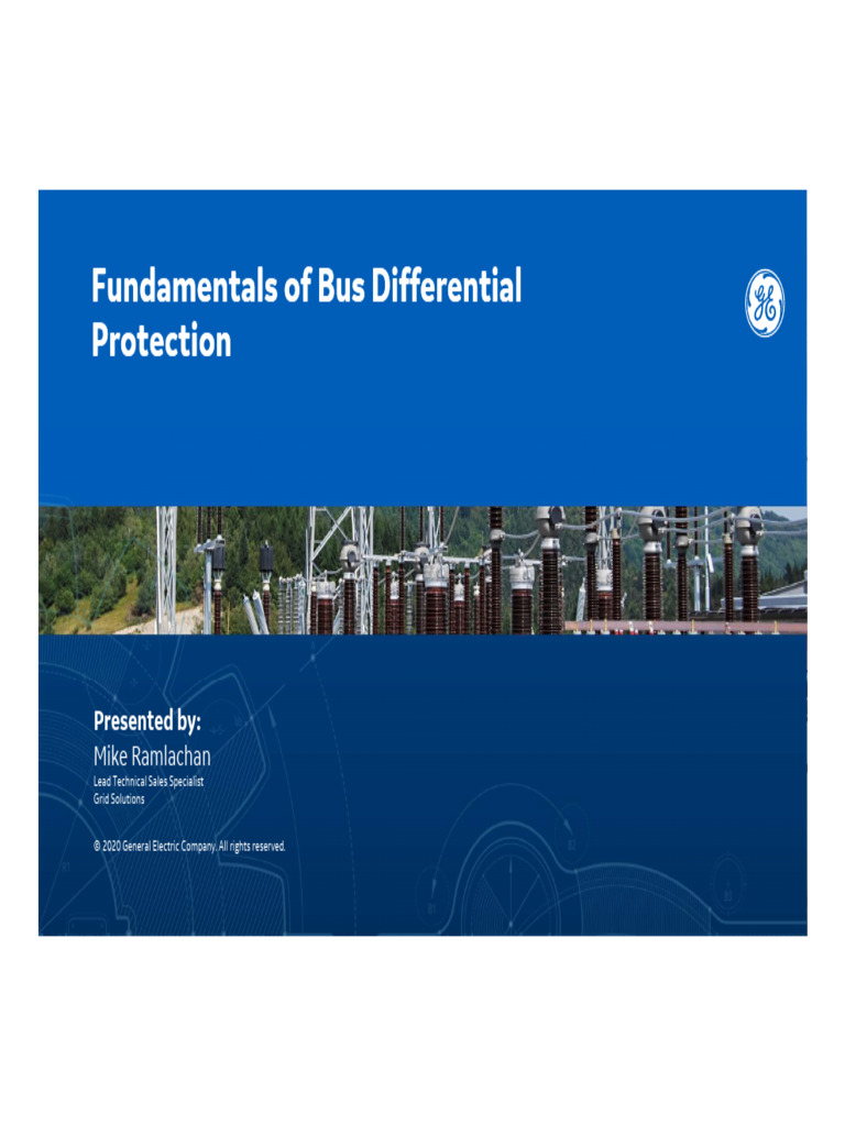 Bus differential protection-R001_final | PDF