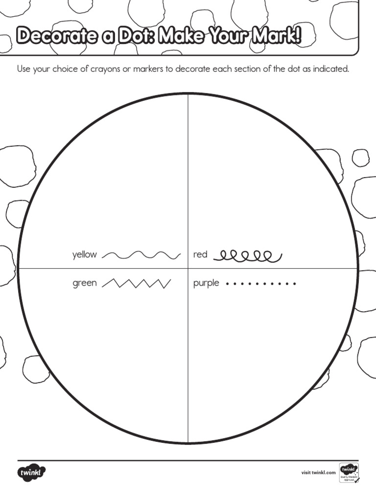Decorate A Dot Make Your Mark Activity Ver 1 | PDF