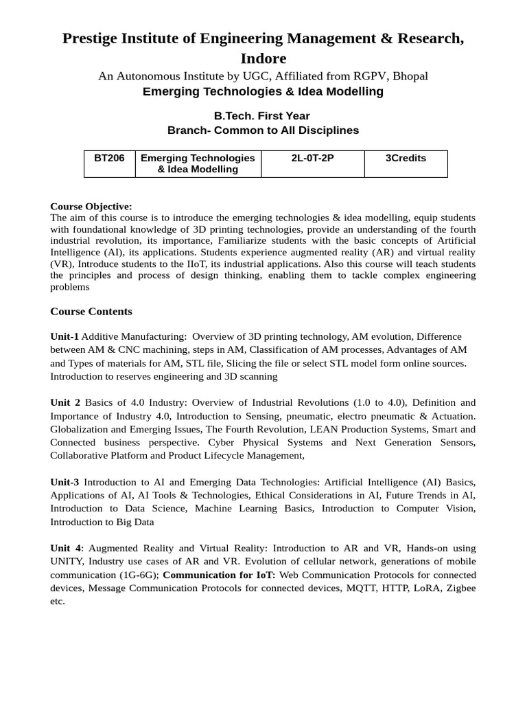 Emerging Technology Modified | PDF