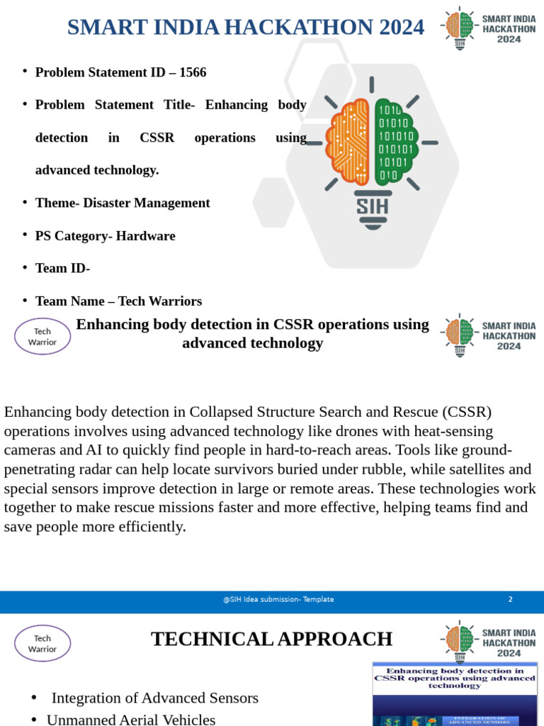 SIH2024 IDEA Presentation 1 | PDF