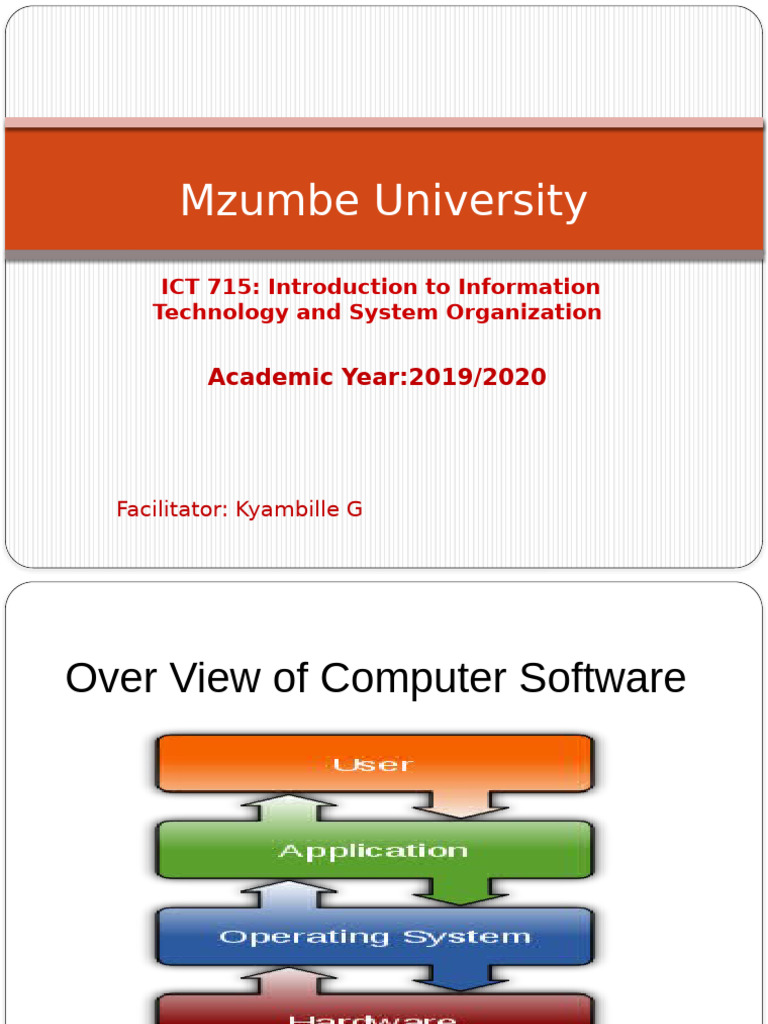 Lecture 2 - Computer Software | PDF