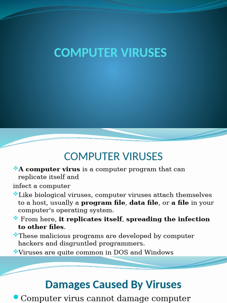 Computer Viruses | PDF
