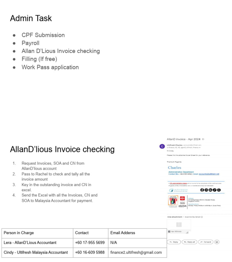Admin Task | PDF
