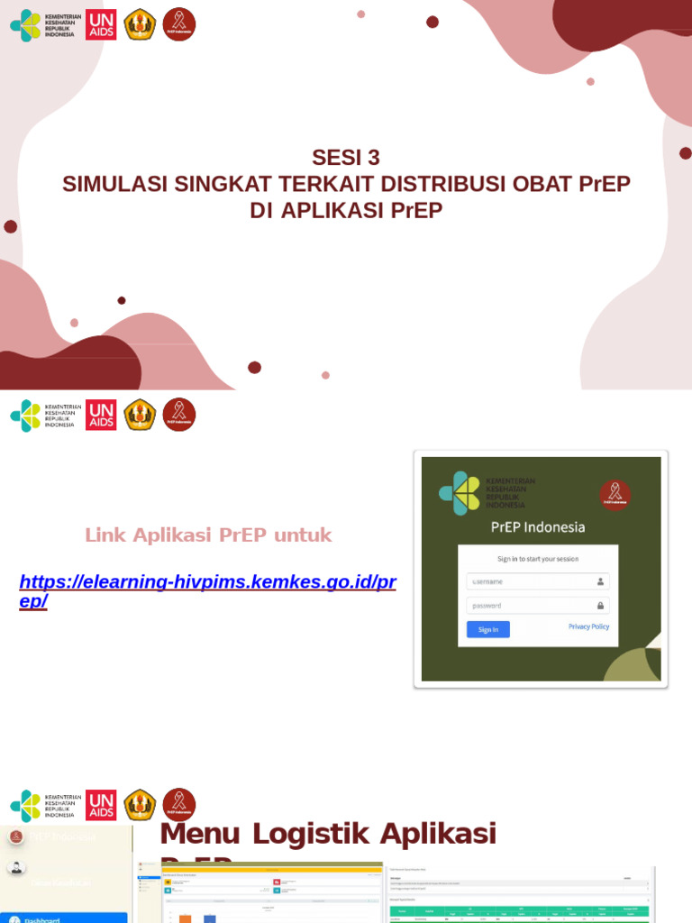 Sesi 3 - PPT Simulasi Logistik PrEP.pptx ISMI | PDF