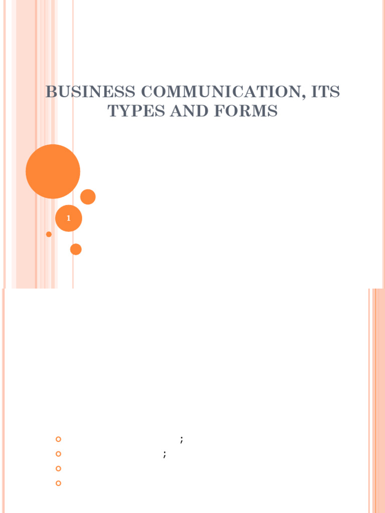 Business Communication | PDF