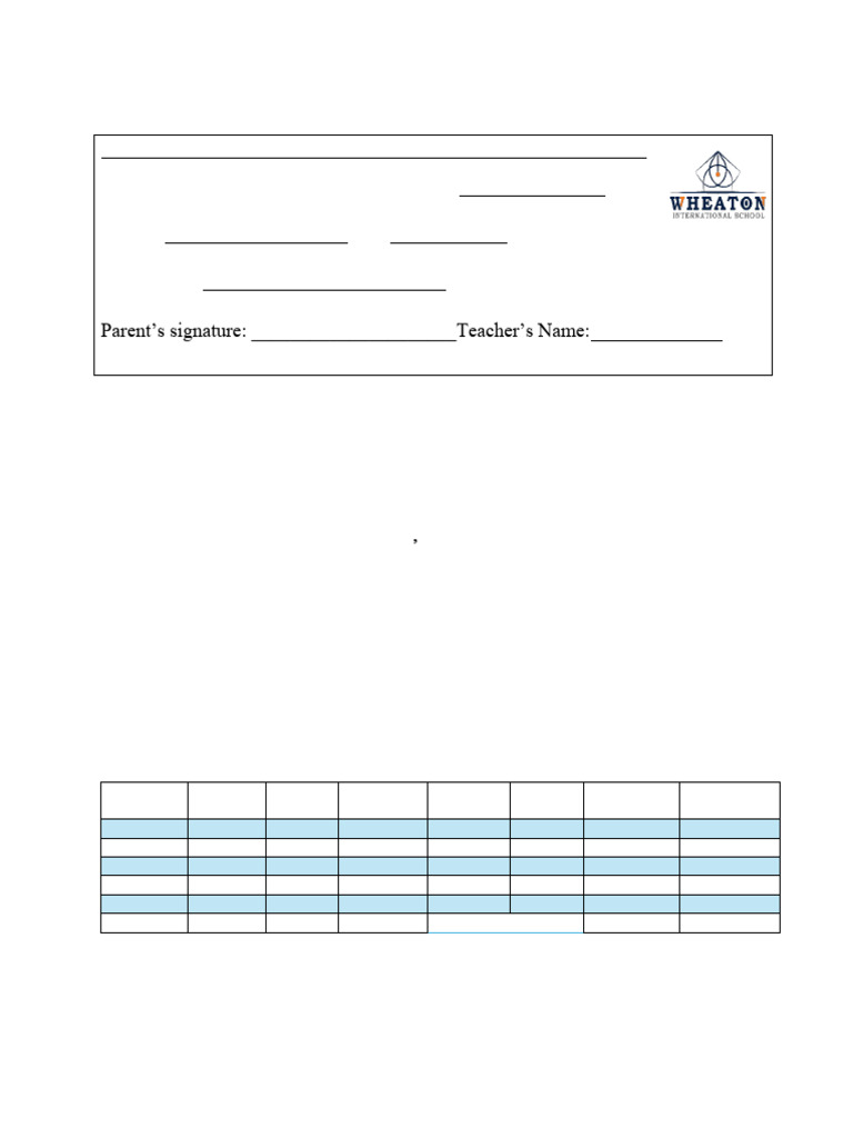Unit Test 01 Grade 5 | PDF