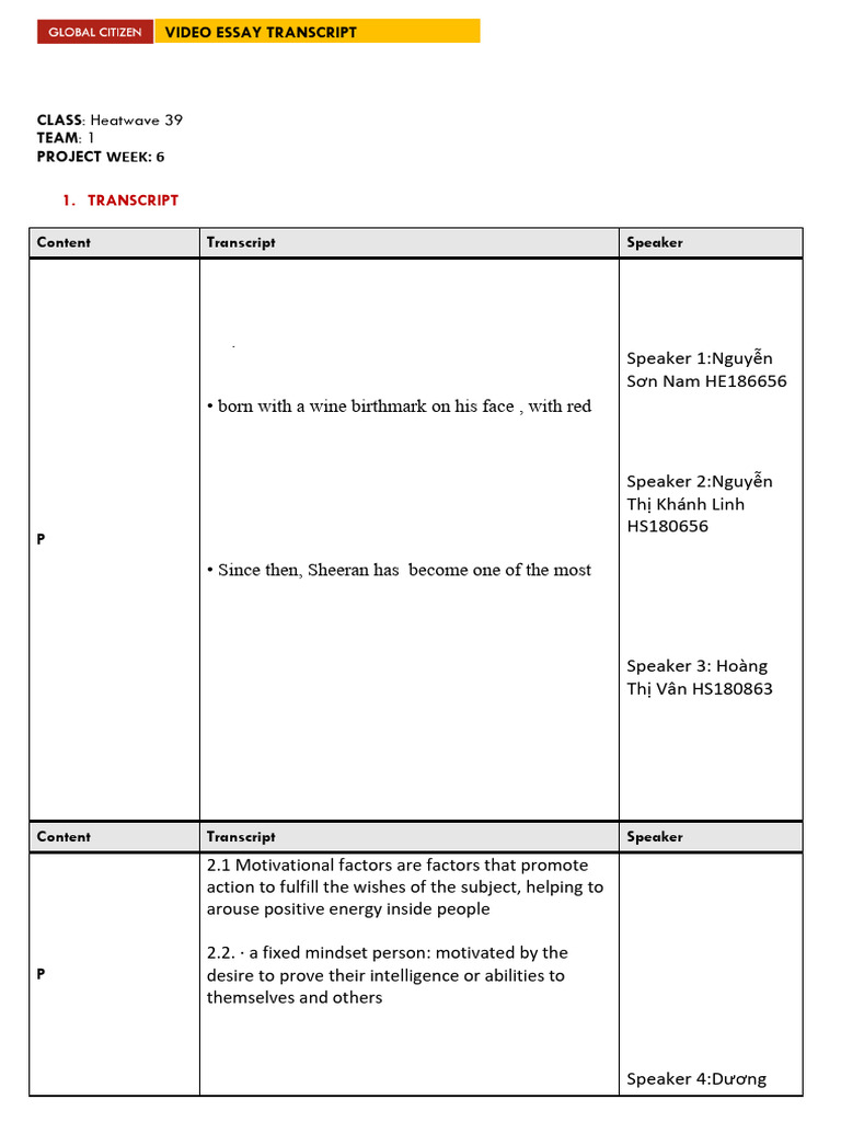 Heatwave 39 - Team 1 Transcript | PDF Heatwave 39 - Team 1 Transcript | PDF