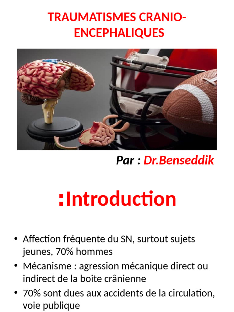 Traumatismes Cranio | PDF