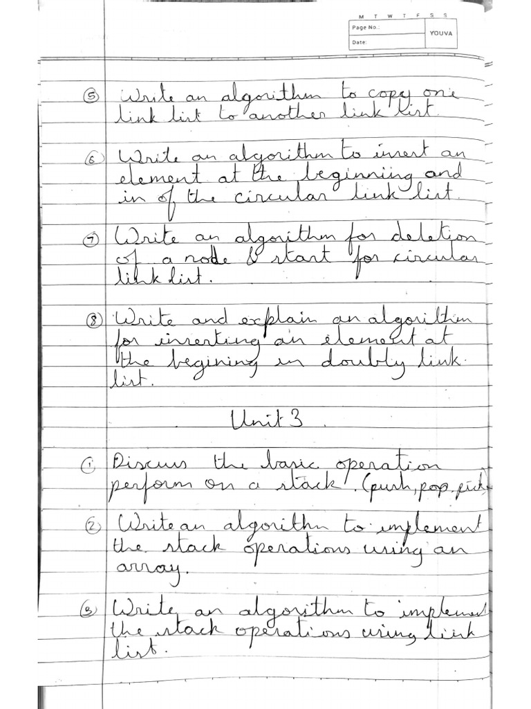 Data Structure Question Pdf