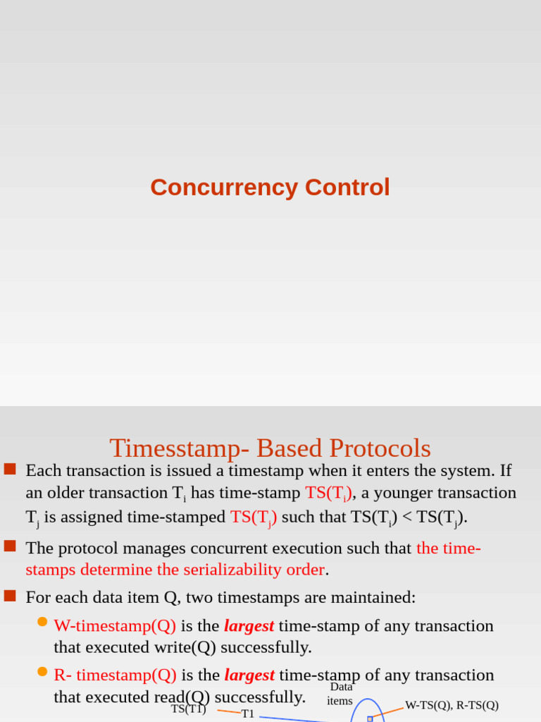 Class-Concurrency Control-II | PDF