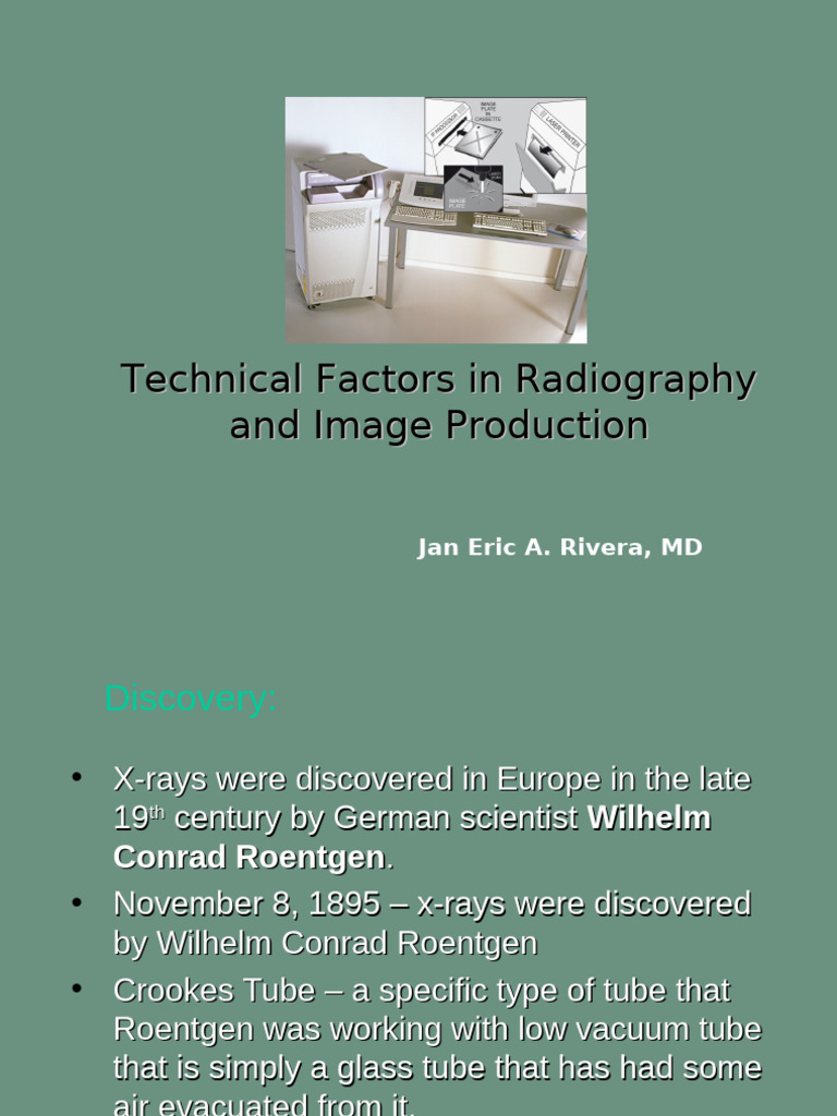 Technical Factors in Radiography | PDF