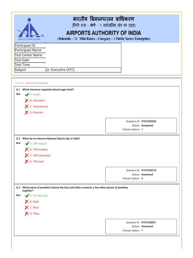 ATC 2020 Shift 2 Paper | PDF
