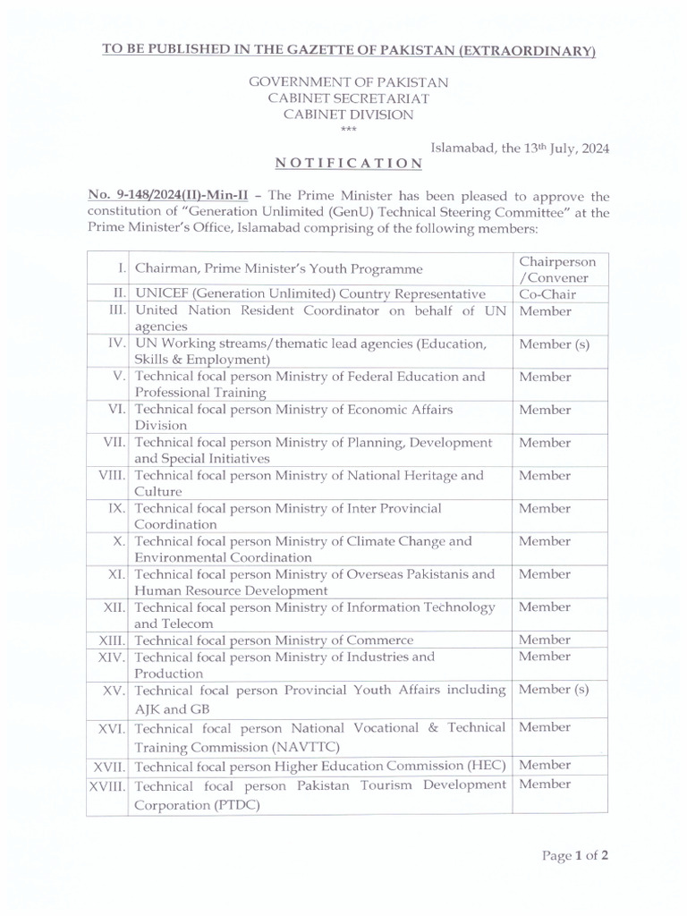 GenU Technical Steering Committee | PDF