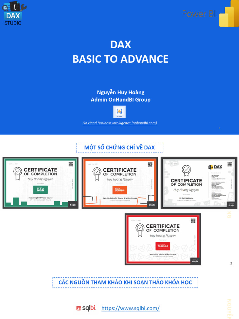 DAX Basic to Advance - Version 2-1 | PDF