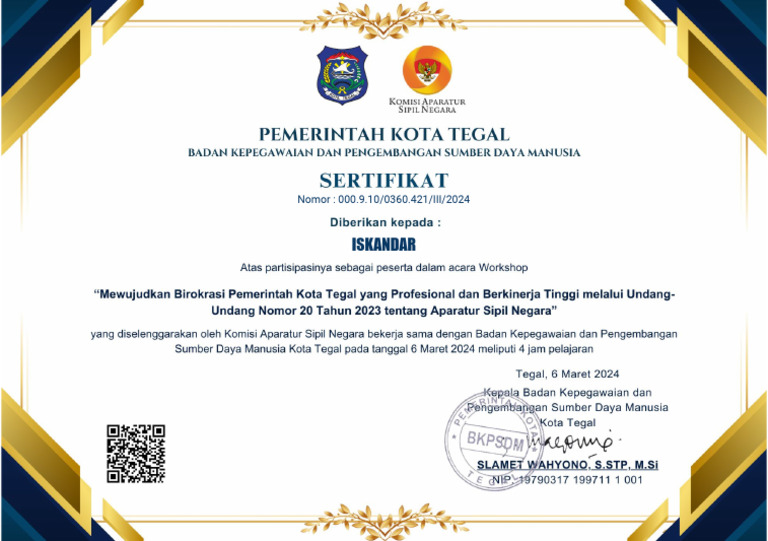 Sert - WORKSHOP 4JP BKD | PDF