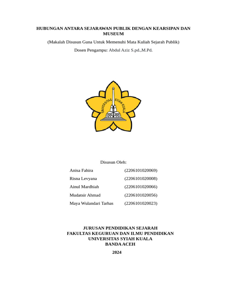 Sejarah Publik Kelompok 4 | PDF