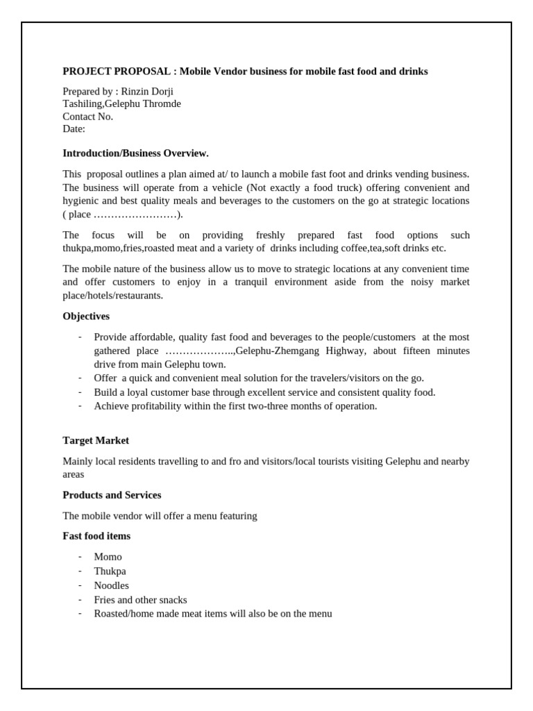 Project Proposal | PDF