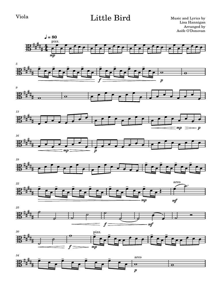 Little Bird Viola | PDF