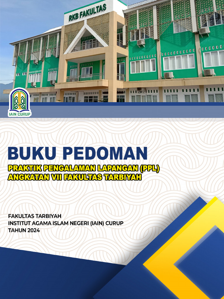 Pedoman PPL Vii Tarbiyah 2024 1 | PDF