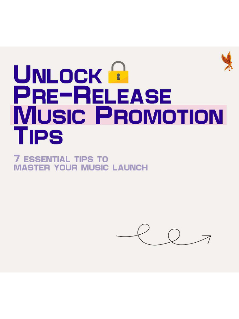 Unlock Pre-Release Music Promotion Tips | PDF