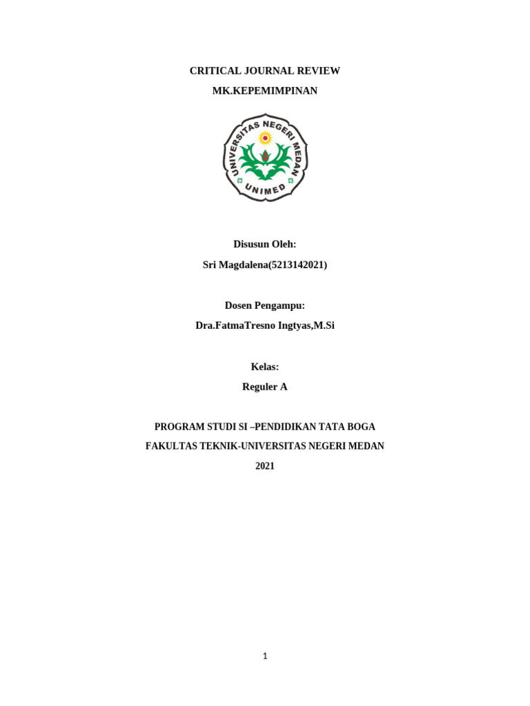 CJR Kepemimpinan | PDF