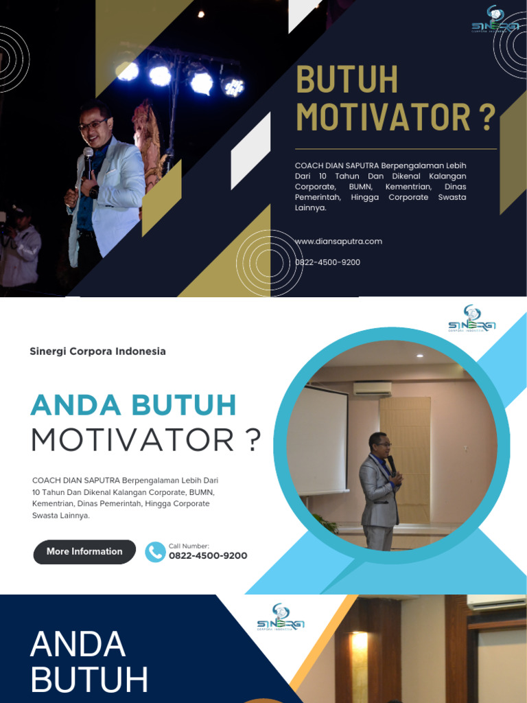 Motivator Coach Dian Saputra 10+ Years | PDF